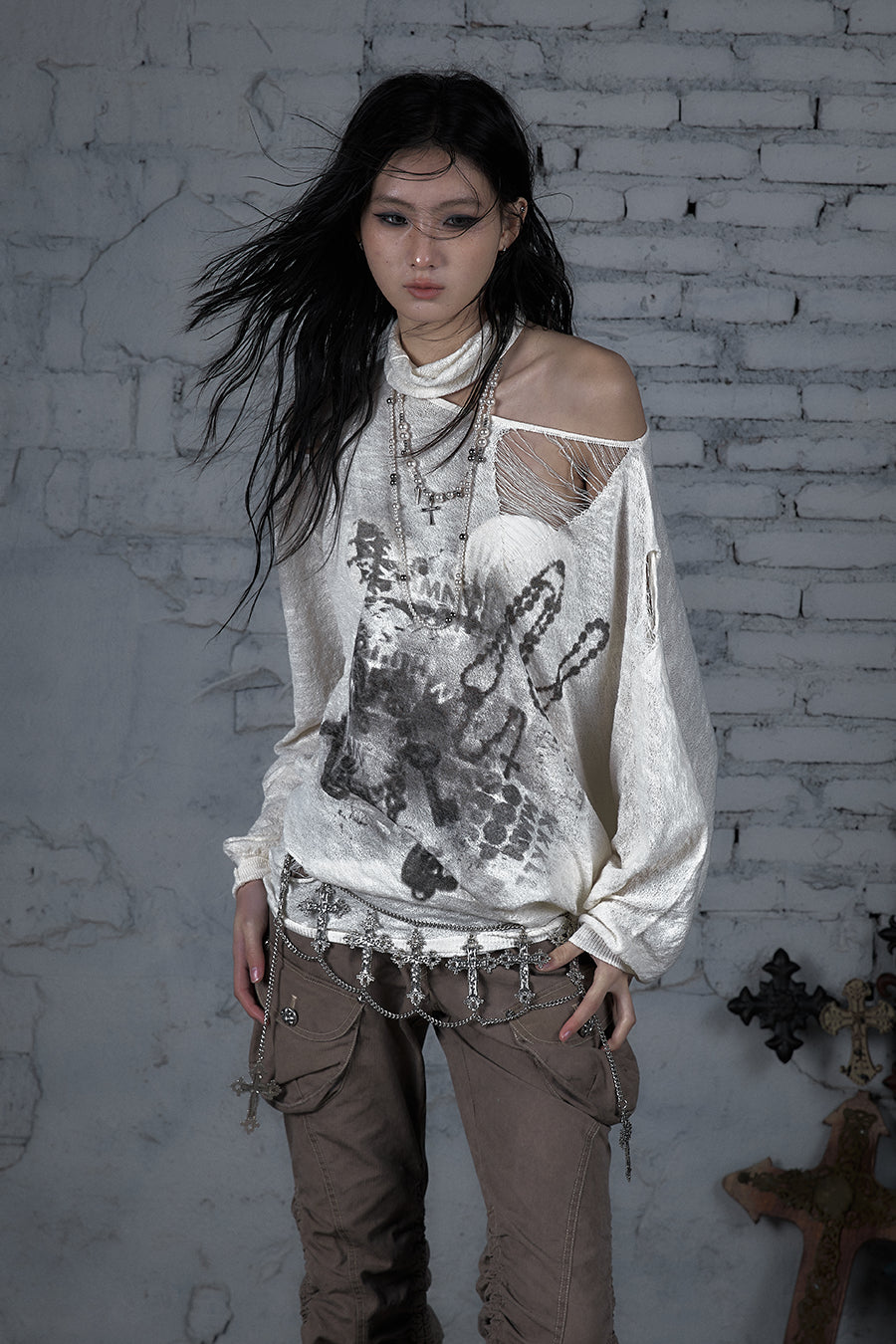 Offbeat Knit Sweater – Pixie Rebels