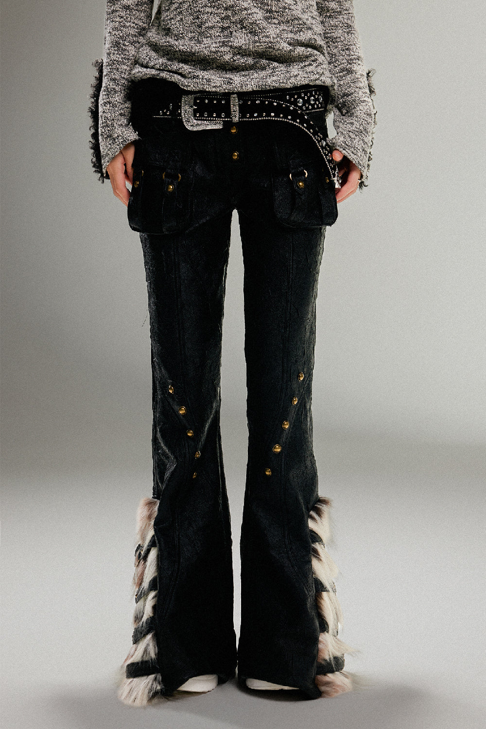 Fur Leather Pants – Pixie Rebels