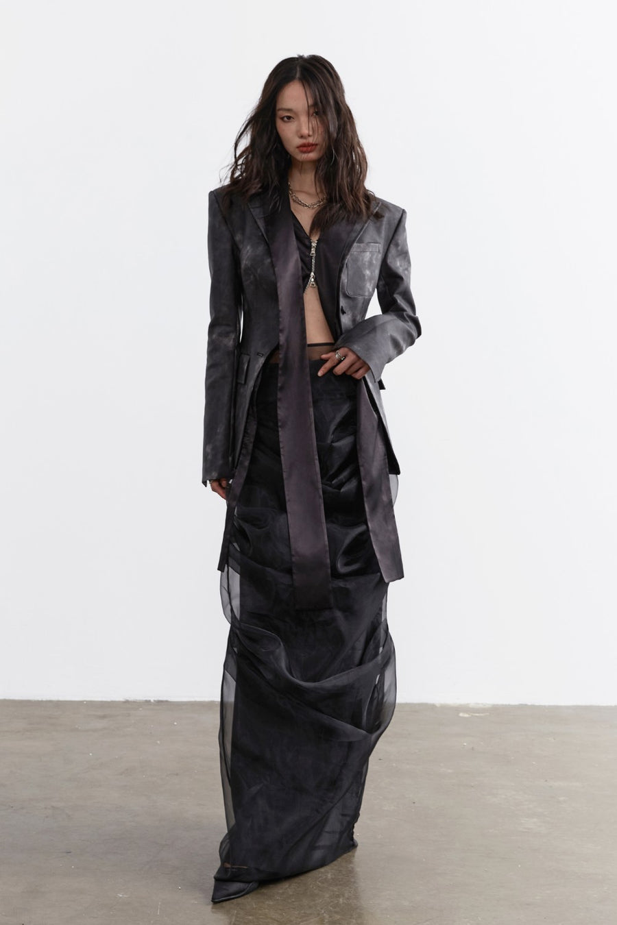 Draped Sheer Layered Skirt – Pixie Rebels