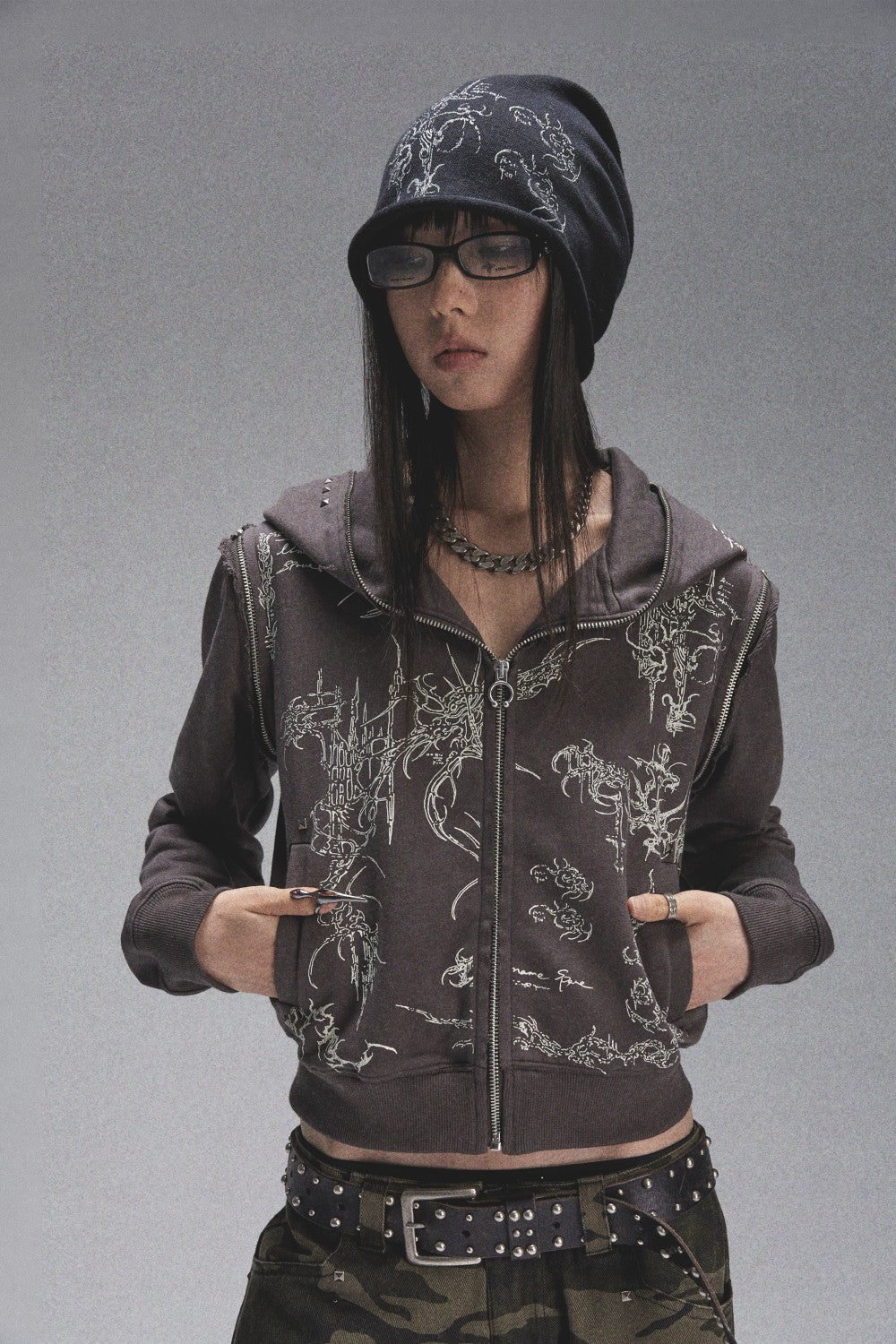 Graphic Print Beanie – Pixie Rebels