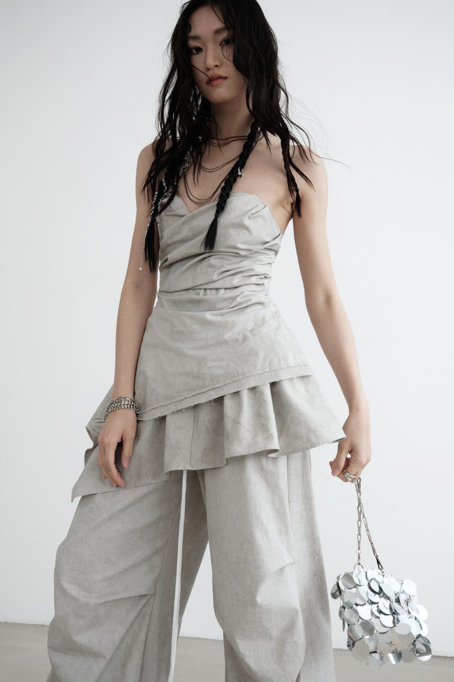 Asymmetrical Ruched Bustier – Pixie Rebels