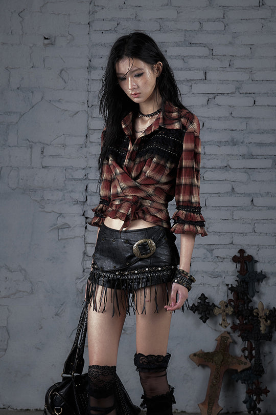 Buckled Leather Corset – Pixie Rebels