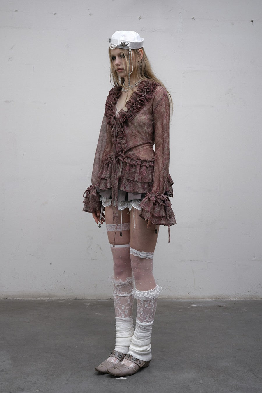 Sheer Ruffle Blouse – Pixie Rebels