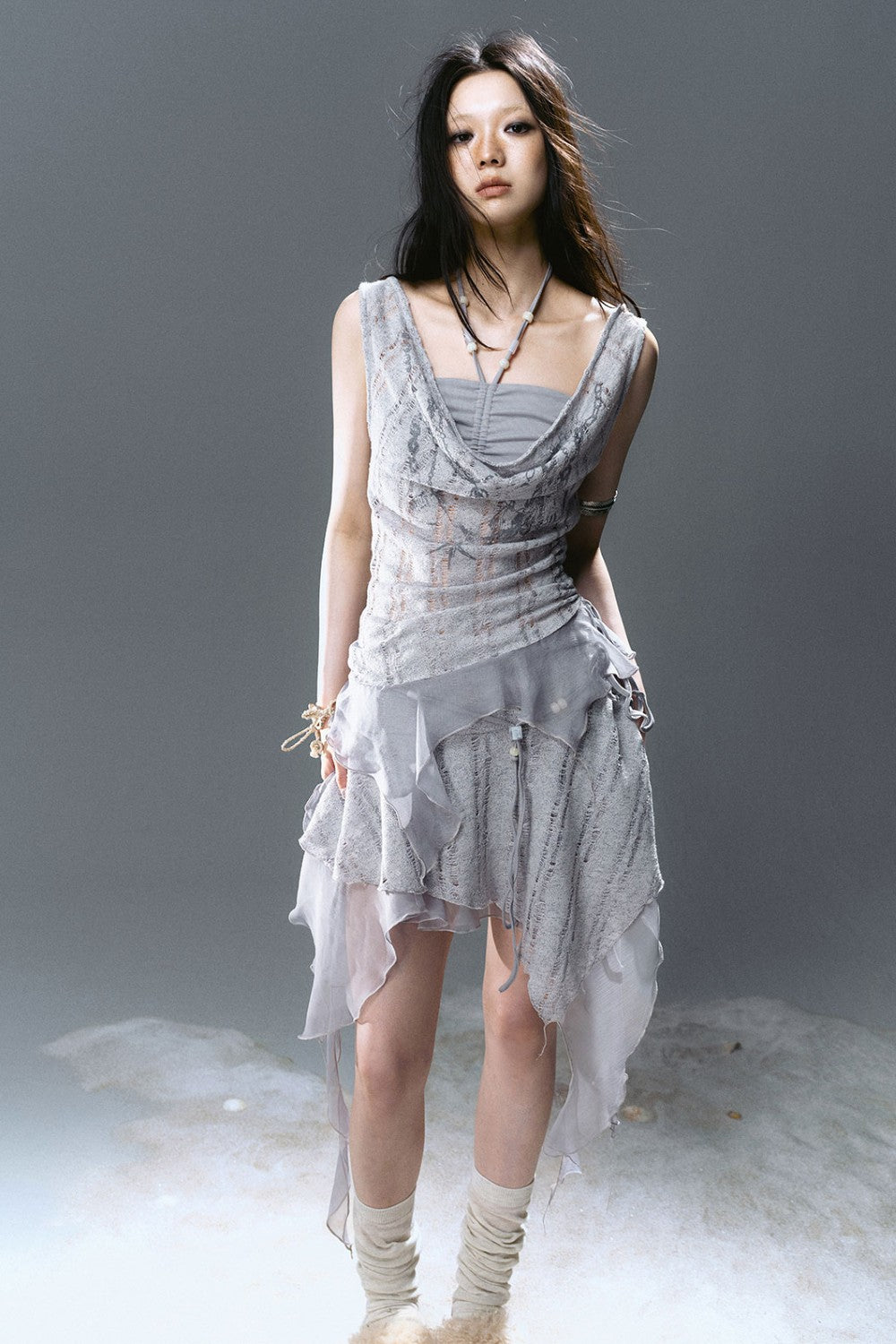 Draped Beaded Halter Top – Pixie Rebels