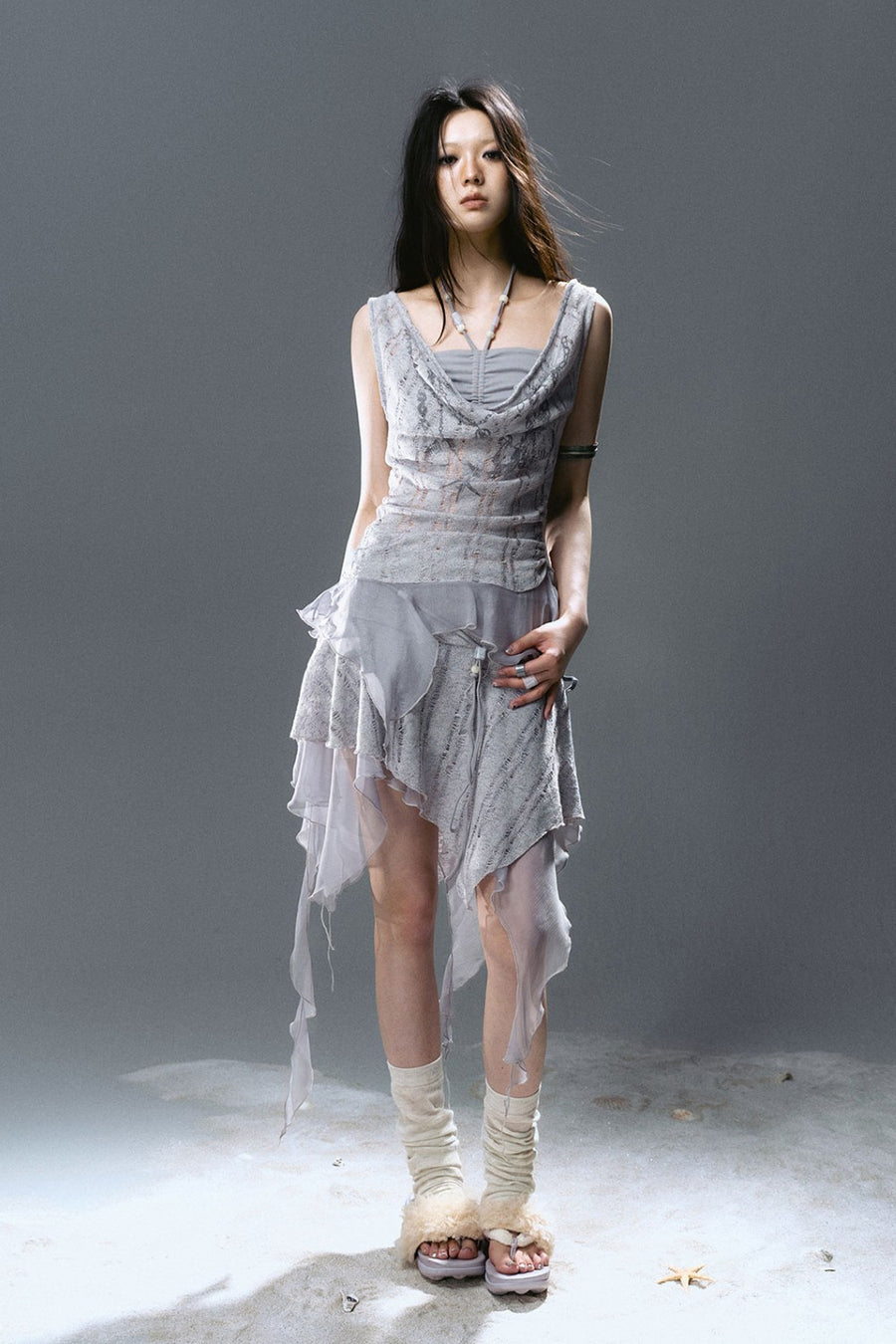 Draped Beaded Halter Top – Pixie Rebels