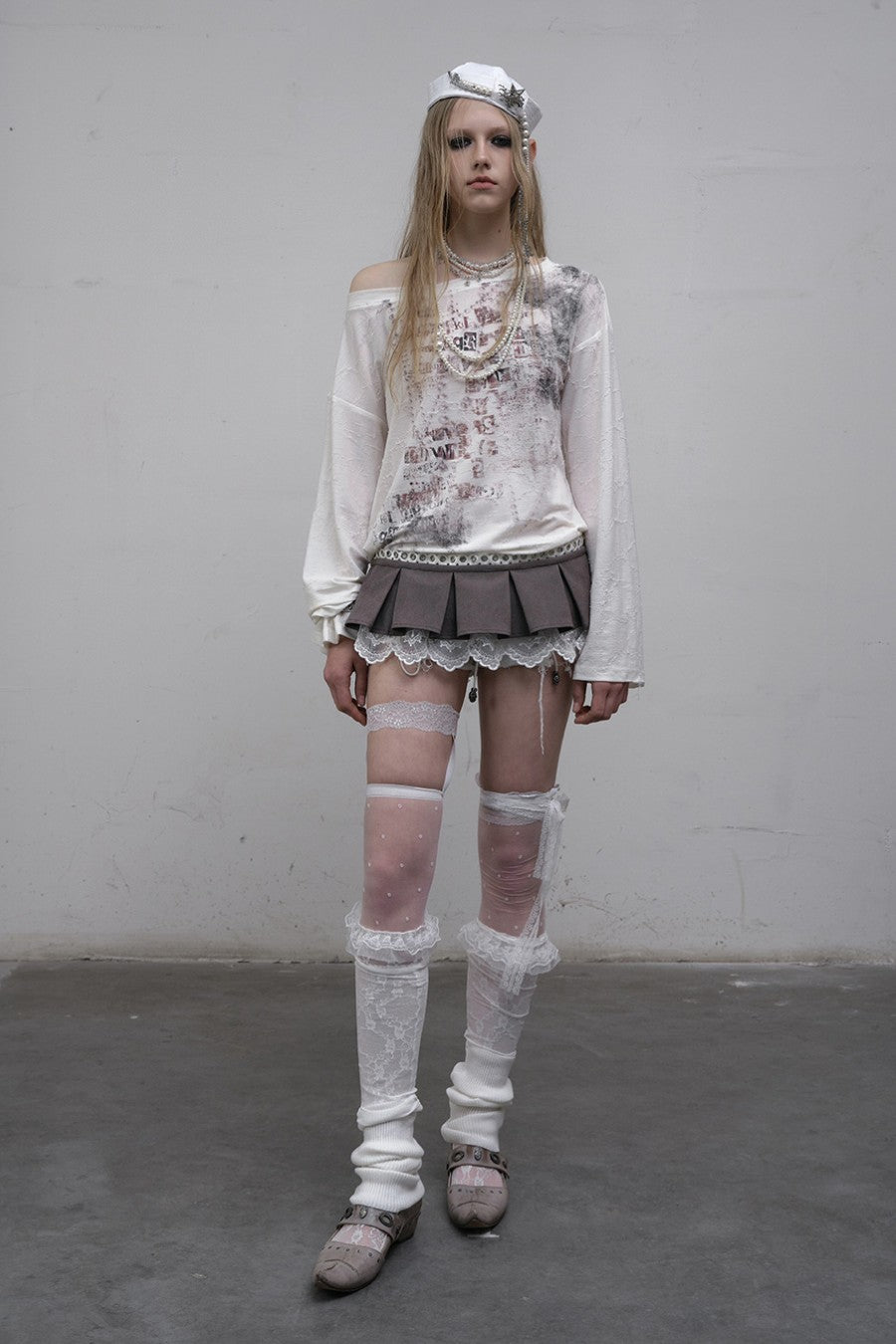 Off-Shoulder Graphic Shirt – Pixie Rebels