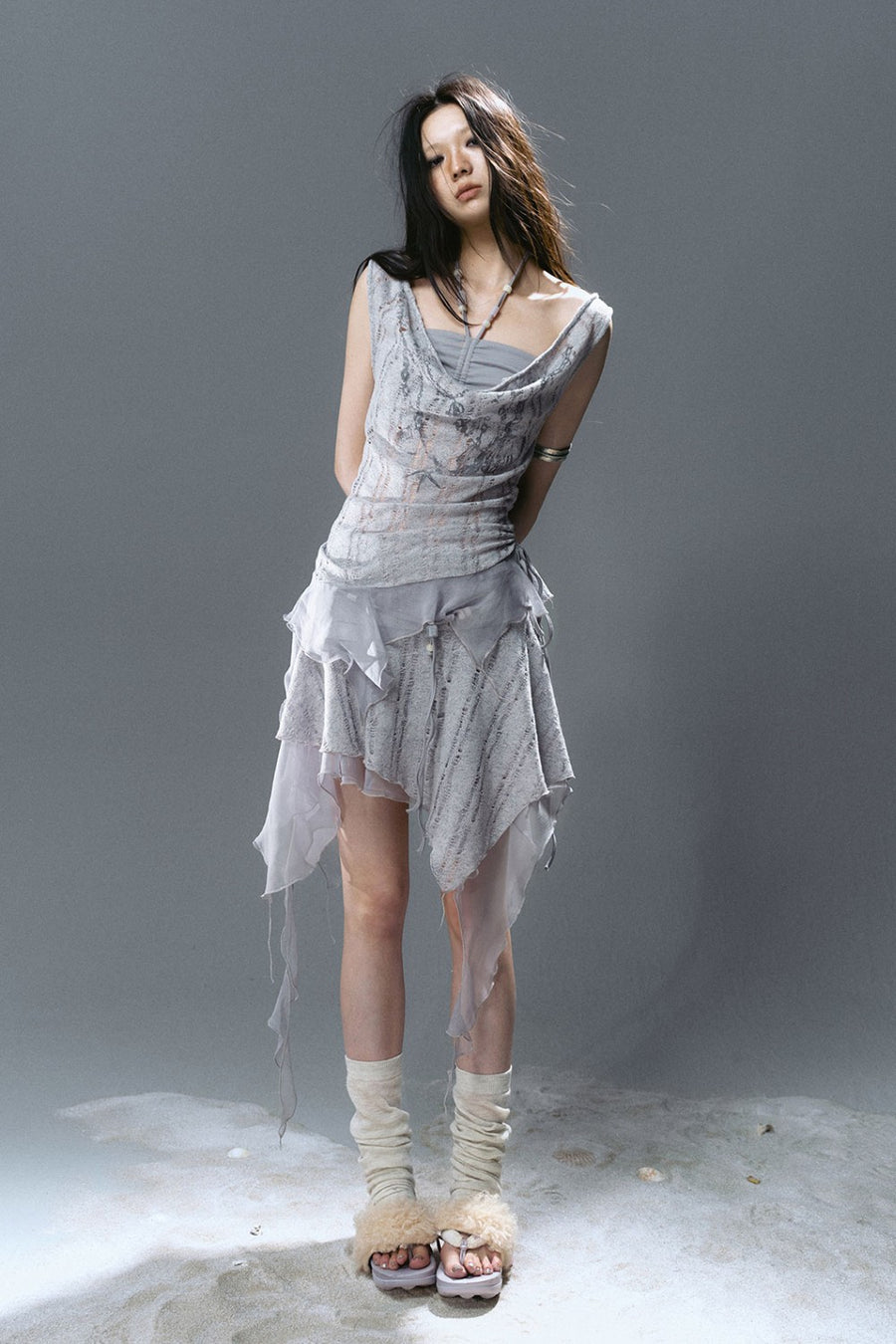 Draped Beaded Halter Top – Pixie Rebels