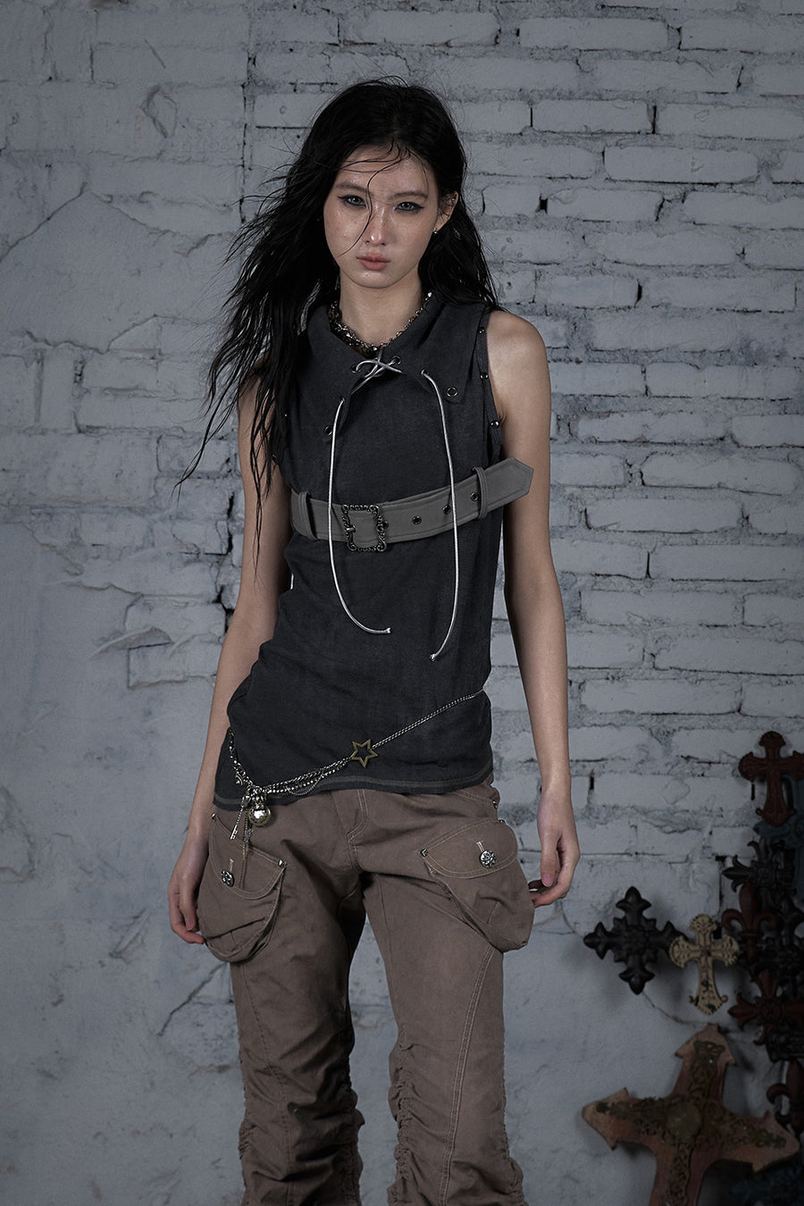 Buckled Leather Corset – Pixie Rebels