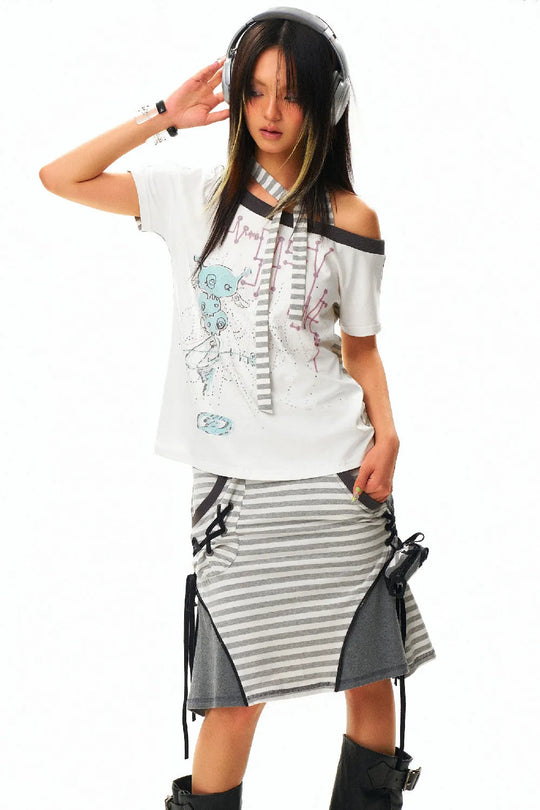 Asymmetrical Manga Top – Pixie Rebels