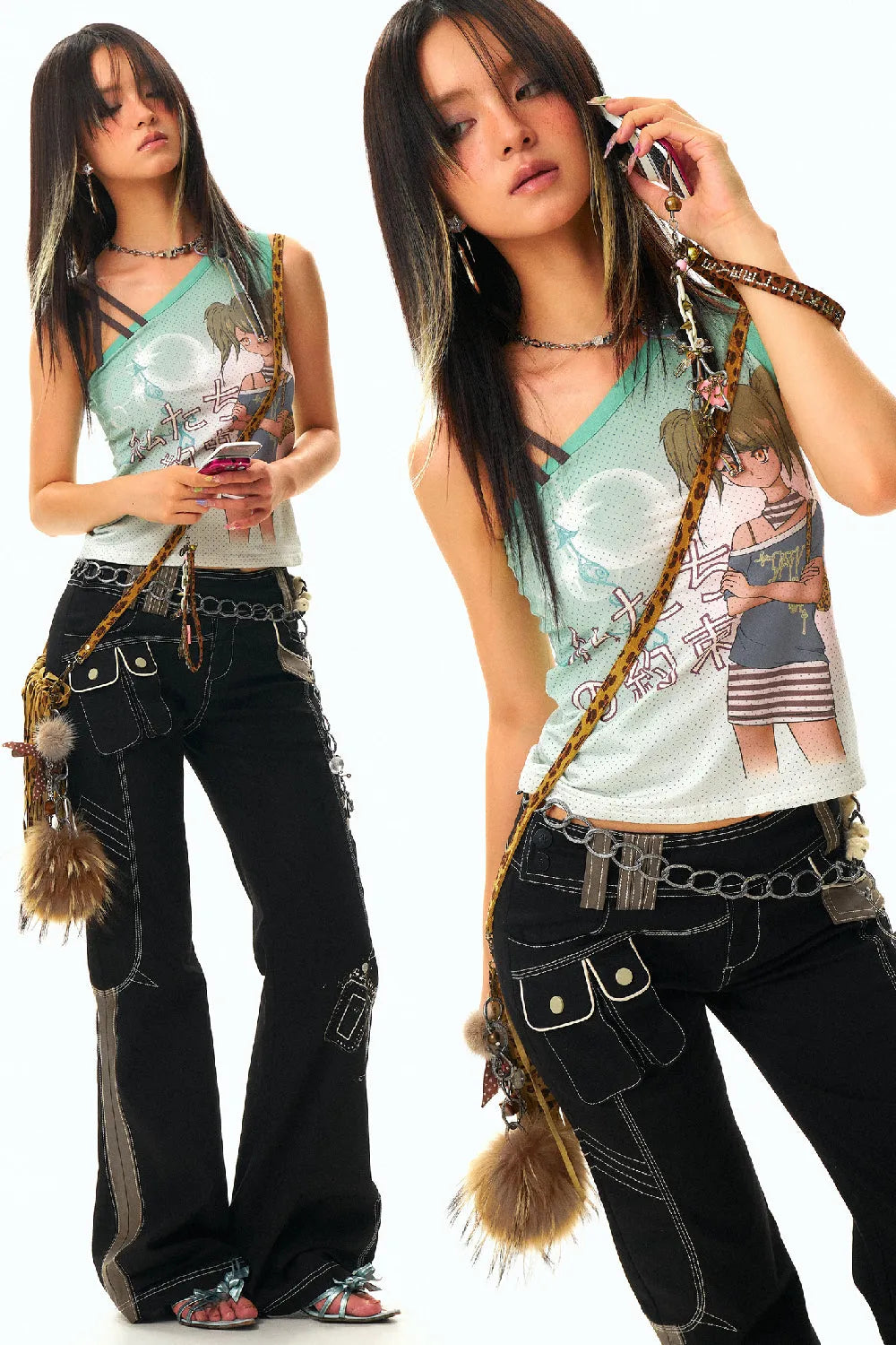 Asymmetrical Manga Top – Pixie Rebels