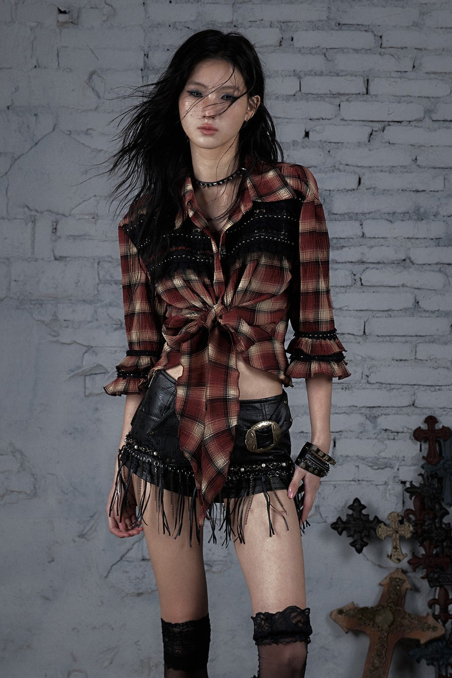 Buckled Leather Corset – Pixie Rebels