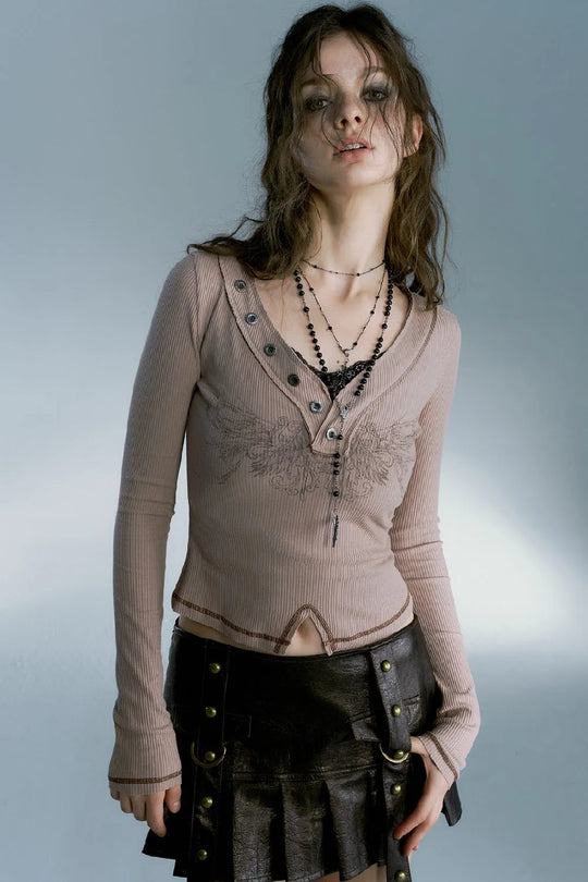 Linen Crossprint Top – Pixie Rebels