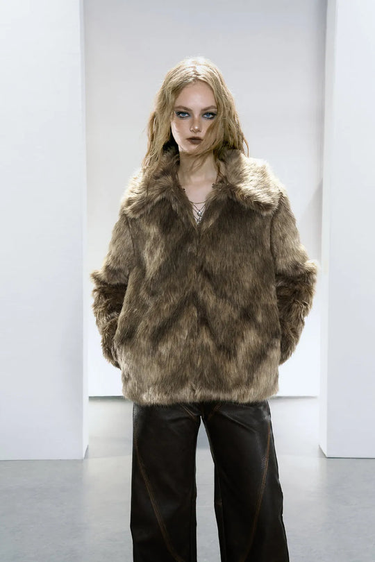 Glossy Fur Coat – Pixie Rebels