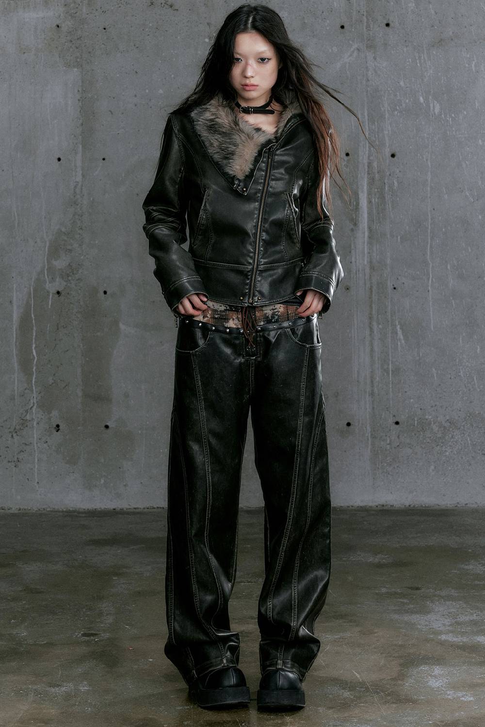 Washed Leather Pants – Pixie Rebels