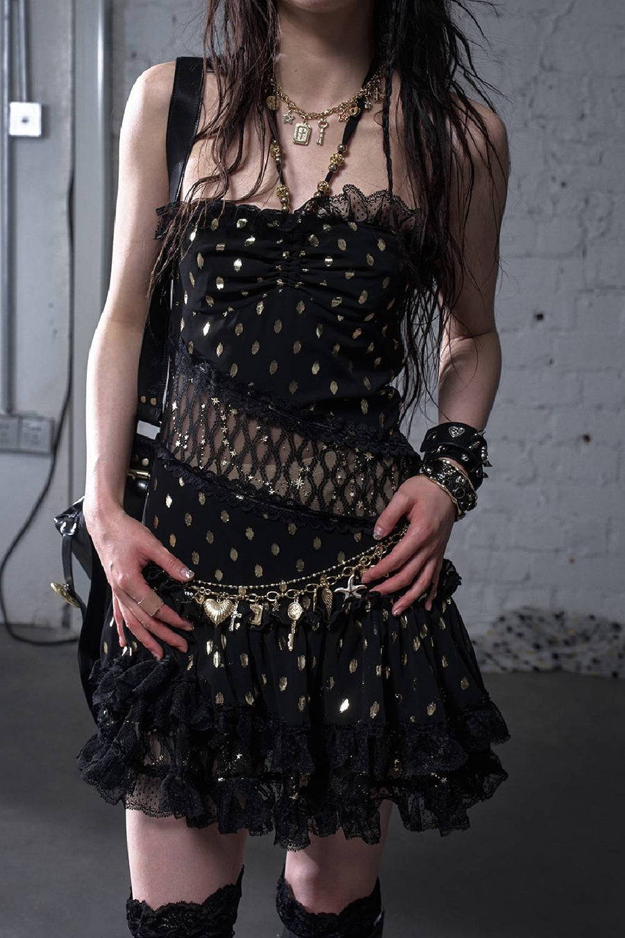 Ruffle Mesh Dress – Pixie Rebels