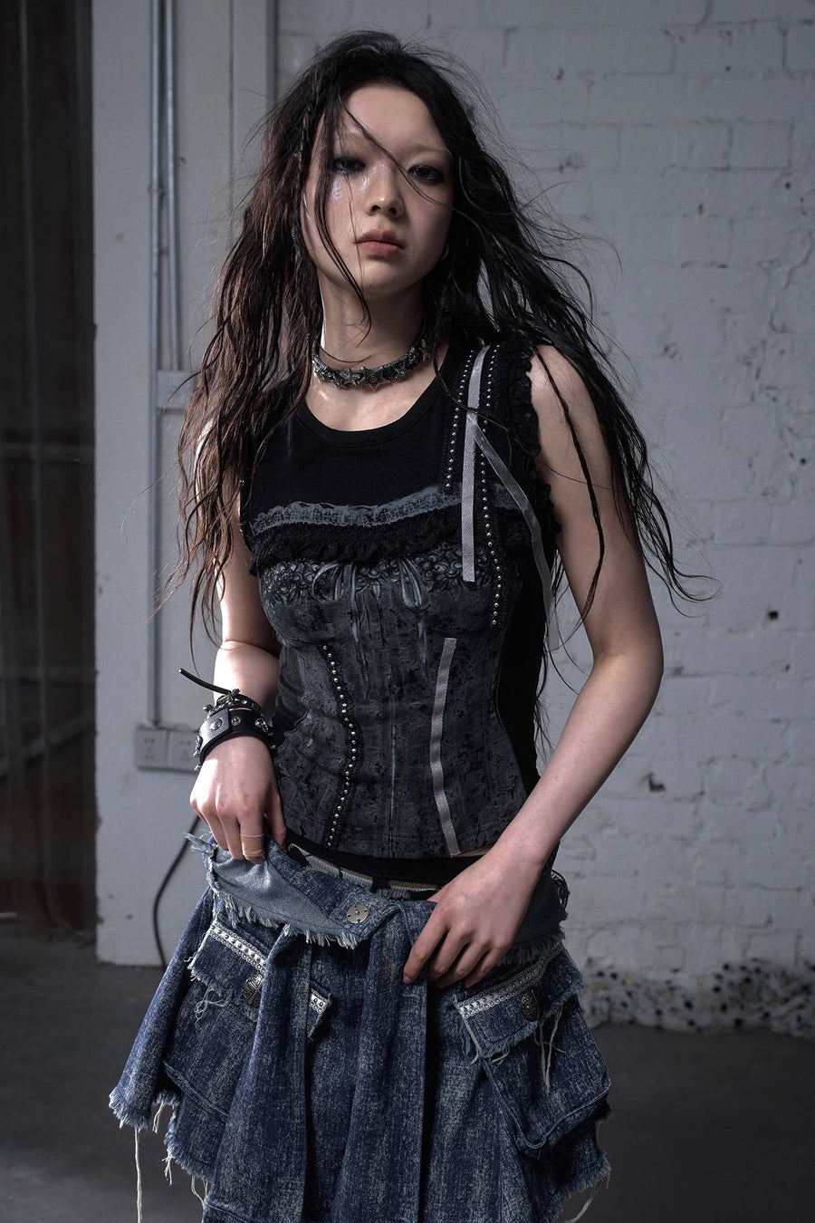 Faux Ribbon Vest – Pixie Rebels