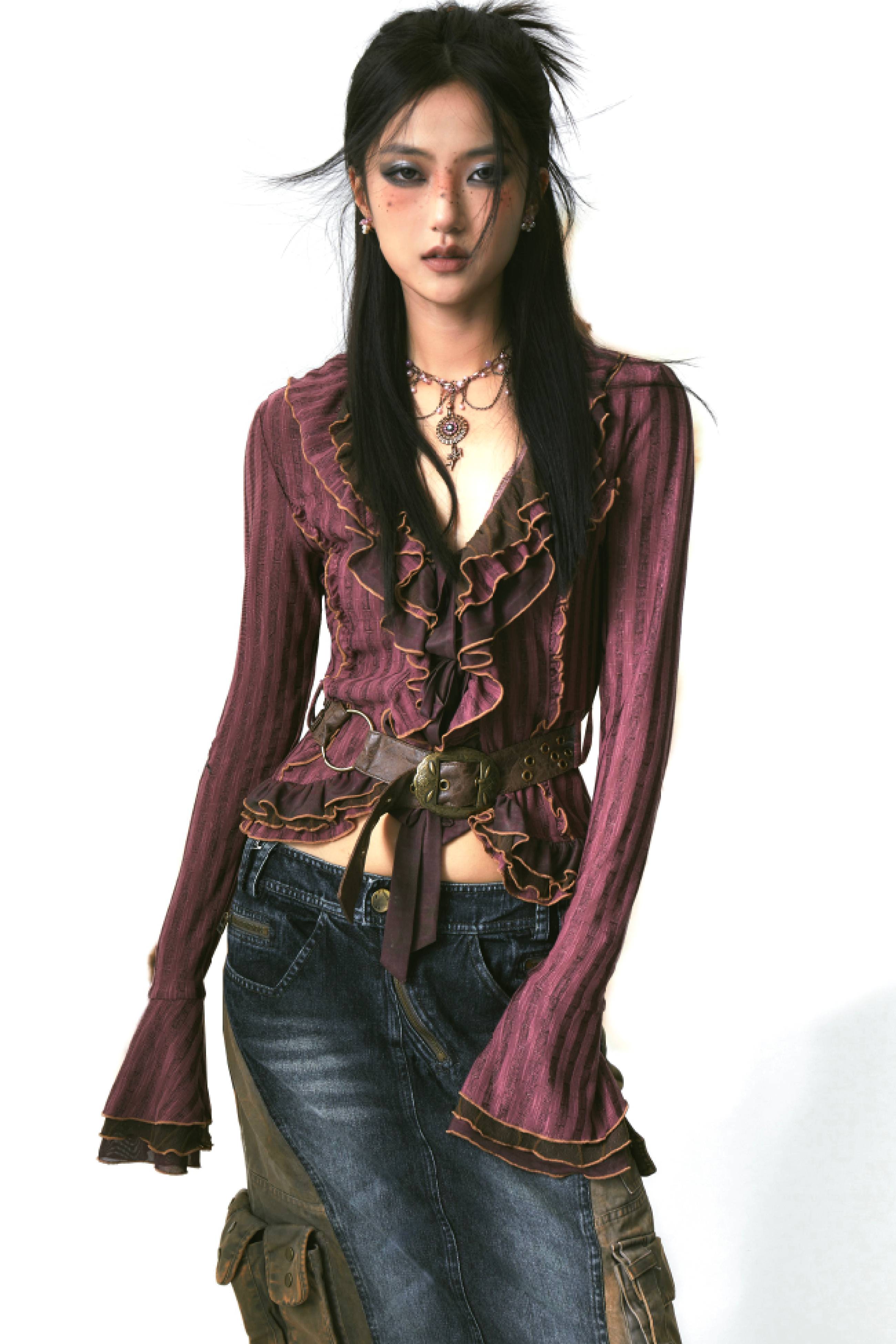 Ruffled Relic Blouse – Pixie Rebels