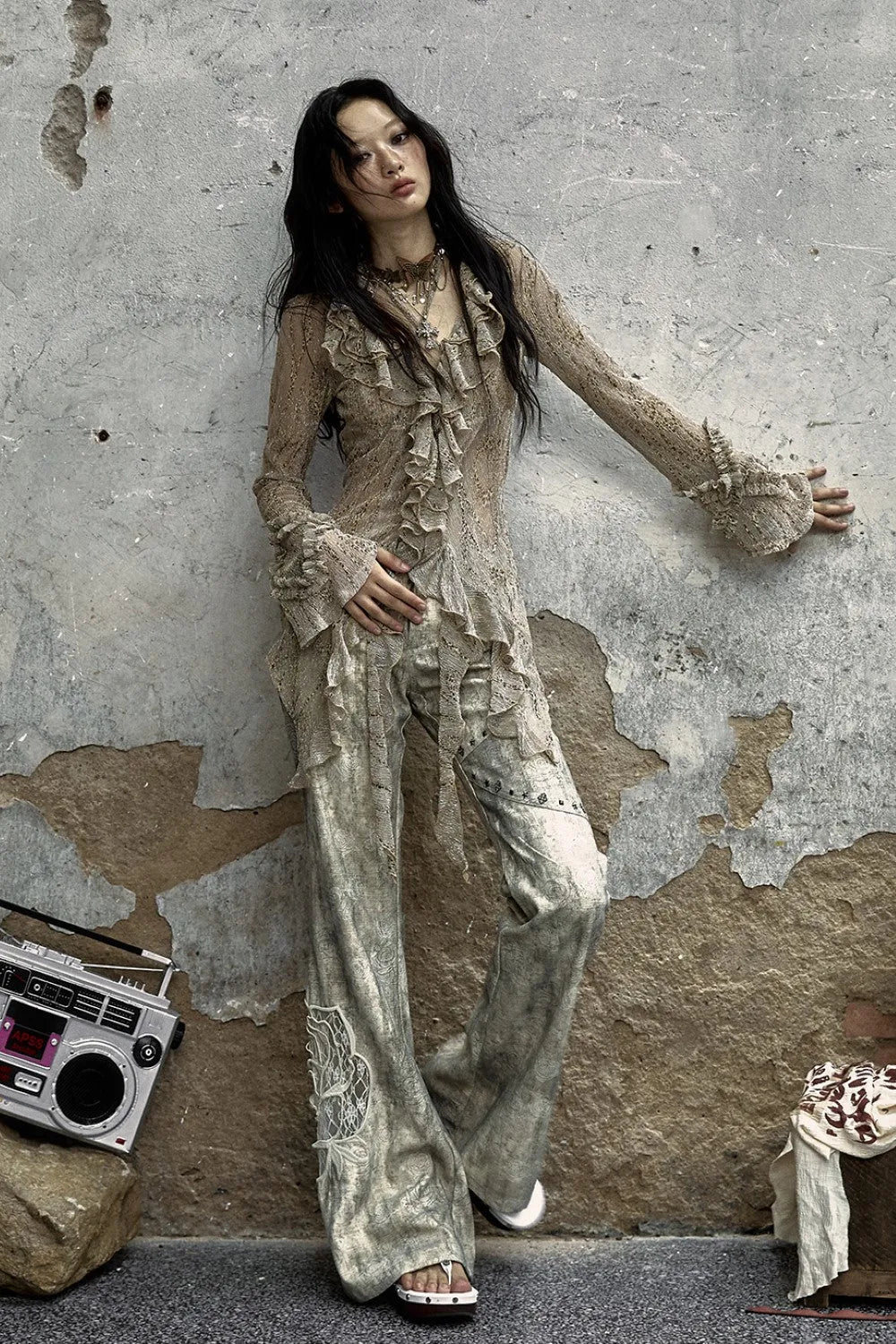 Flared Rose Pants – Pixie Rebels