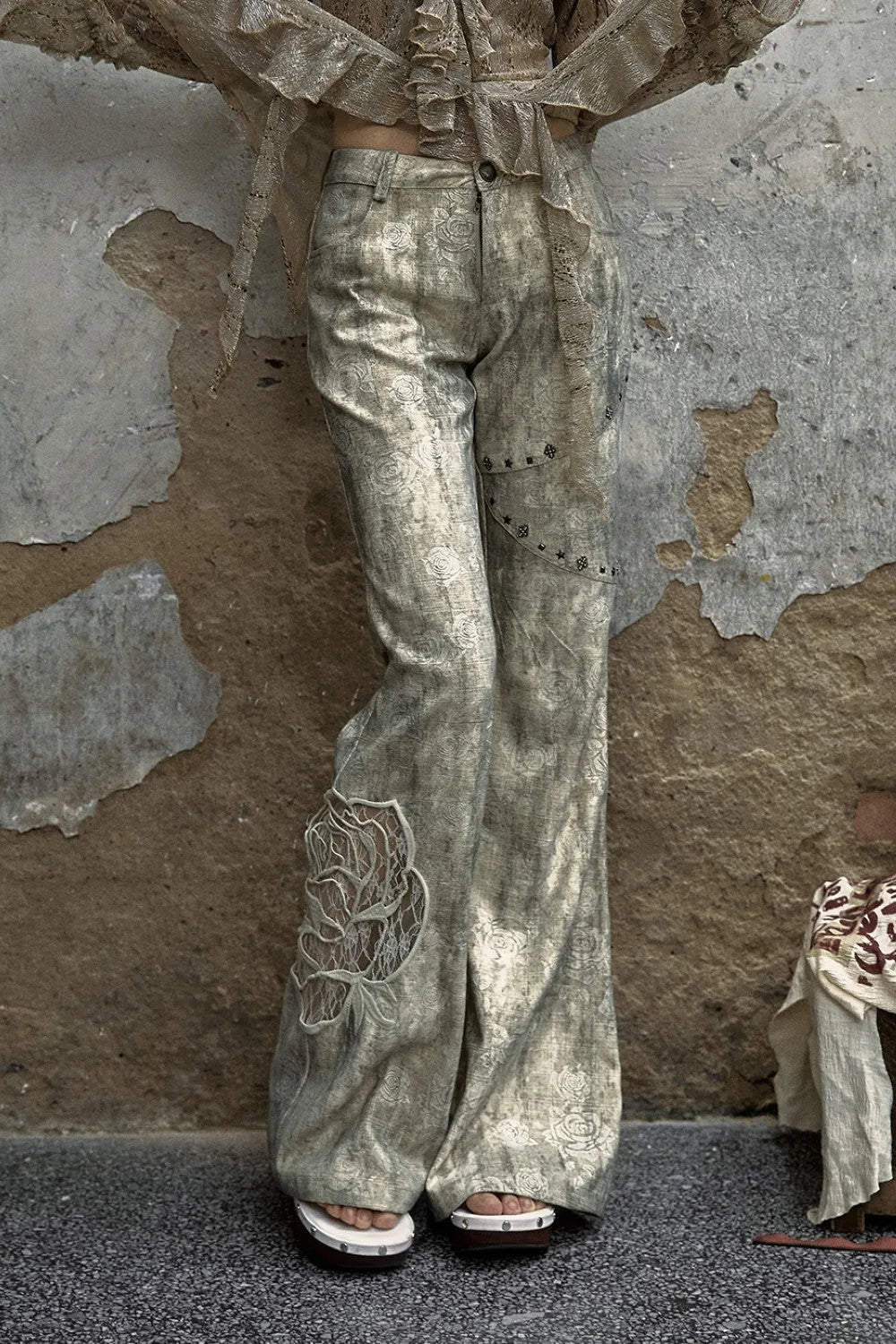 Flared Rose Pants – Pixie Rebels