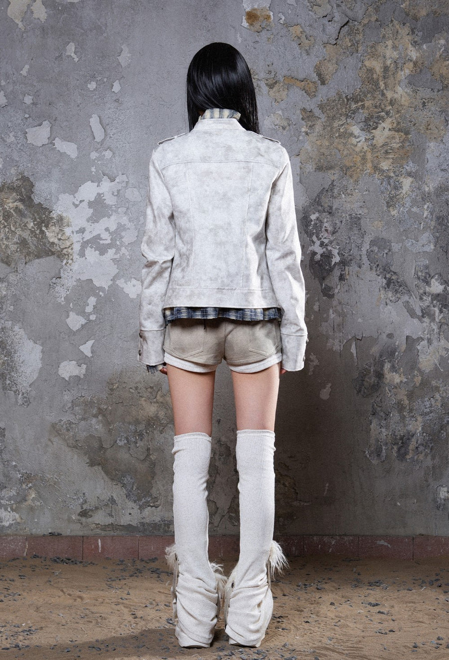 Distressed Straight Jacket – Pixie Rebels