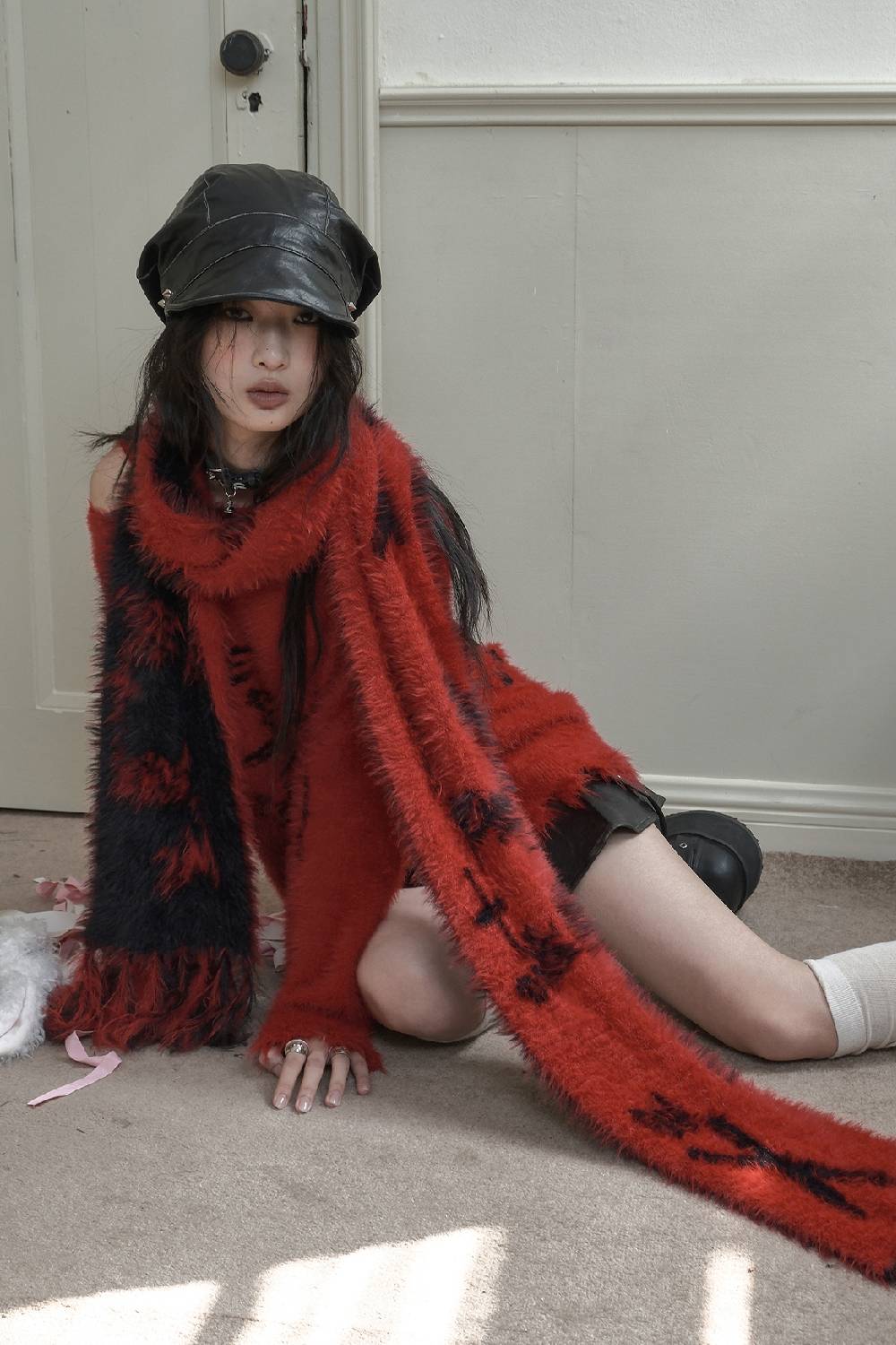 Graffiti Knit Scarf – Pixie Rebels