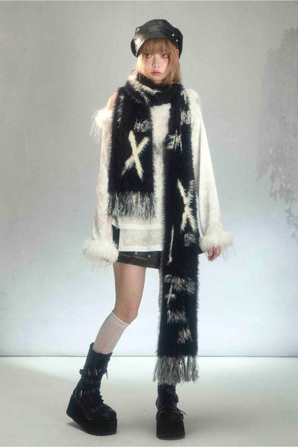 Graffiti Knit Scarf – Pixie Rebels