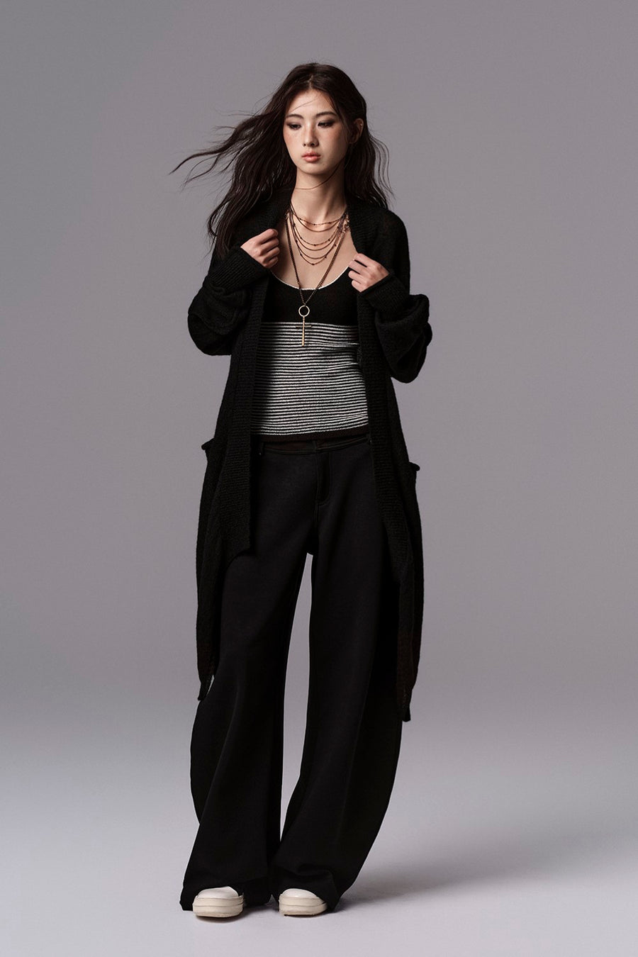 Midnight Flow Wool Cardigan – Pixie Rebels