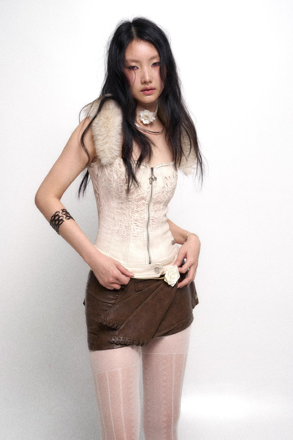 Light Denim Corset – Pixie Rebels